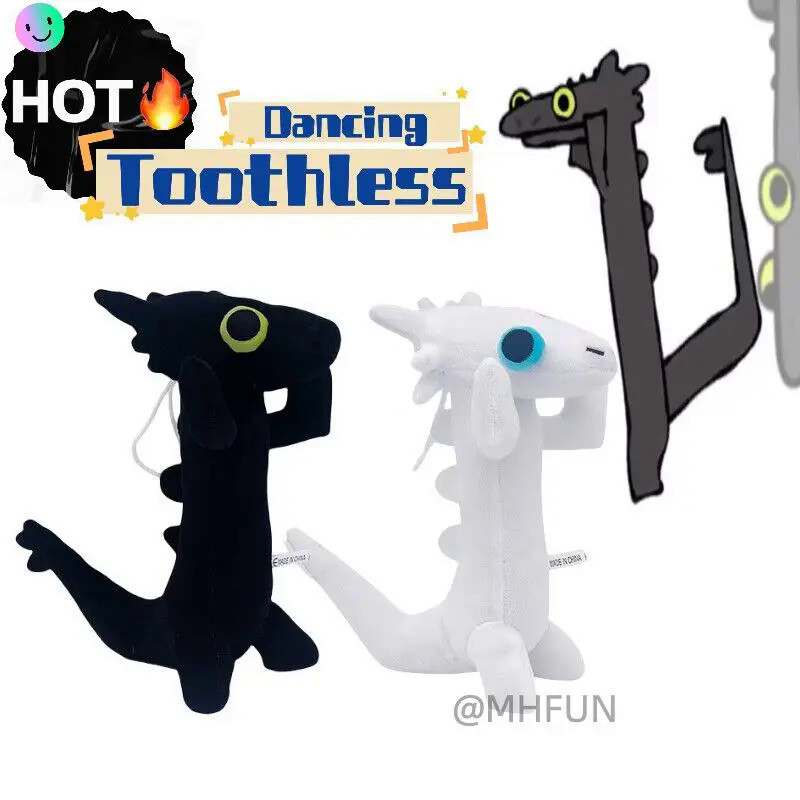 Jual Toothless Dancing Dragon Plush Toy Toothless Dance Plush Cartoon ...