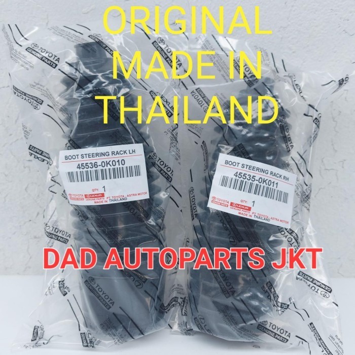 Jual KARET BOOT LONG TIEROD BOOT STEERING INNOVA HILUX FORTUNER ...