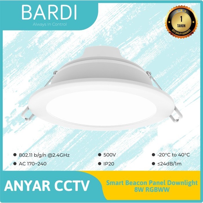 Jual BARDI Smart Beacon Panel Downlight 8W RGBWW | Shopee Indonesia