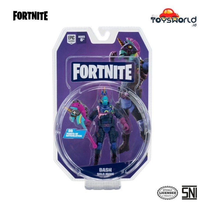 Jual Promo!! Fortnite 1 Figure Pack Solo Mode Core Figure Bash Rosse ...