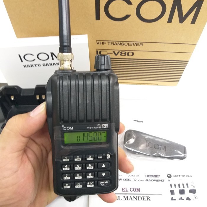 Jual HT ICOM IC-V80 ORIGINAL RESMI - HT ICOM V80 VHF ORIGINAL | Shopee ...