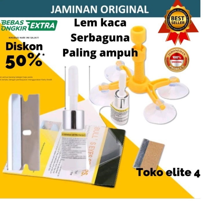 Jual Lem Kaca Retak Mobil Lem Kaca Retak Hendpon Repair Kit Glass | Shopee Indonesia