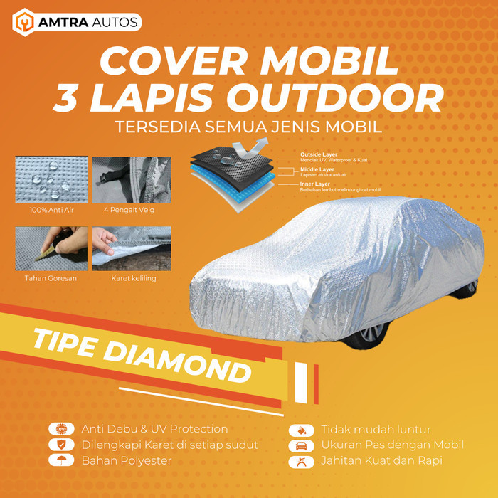 Jual Cover Mobil Outdoor Waterproof 3 Layer Metalic Untuk Semua Jenis ...