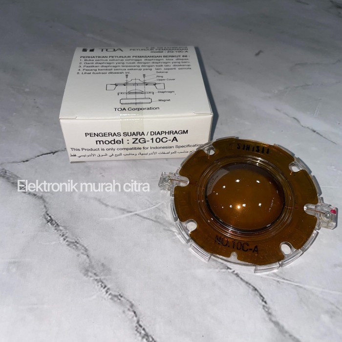 Jual TOA ZG-10C-A 15W (DIAPHRAGM / SPUL / SPOOL / ZG 10 C A) | Shopee Indonesia