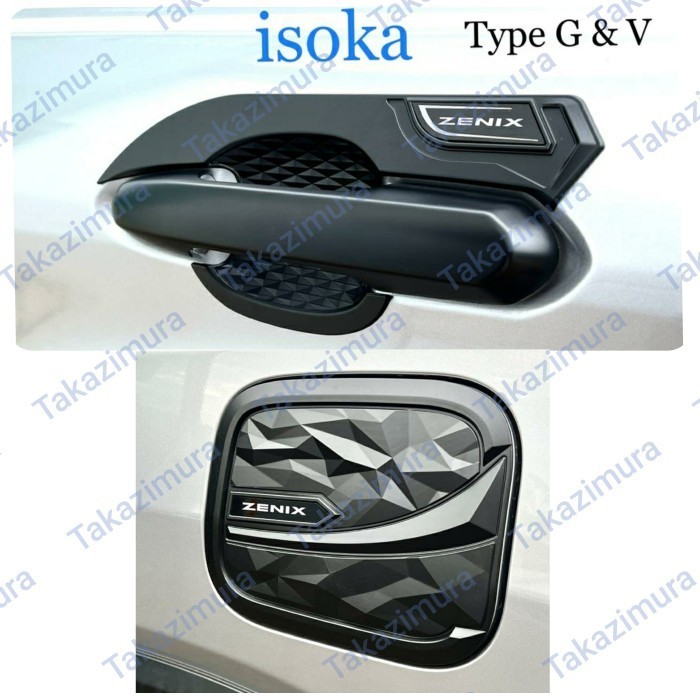 Jual Paket Cover Handle Outer Tangki Mobil INNOVA ZENIX 2023 Tipe G & V | Shopee Indonesia