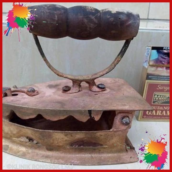 Jual SETRIKA ARENG JADUL KUNO BAHAN KUNINGAN (BBL) | Shopee Indonesia