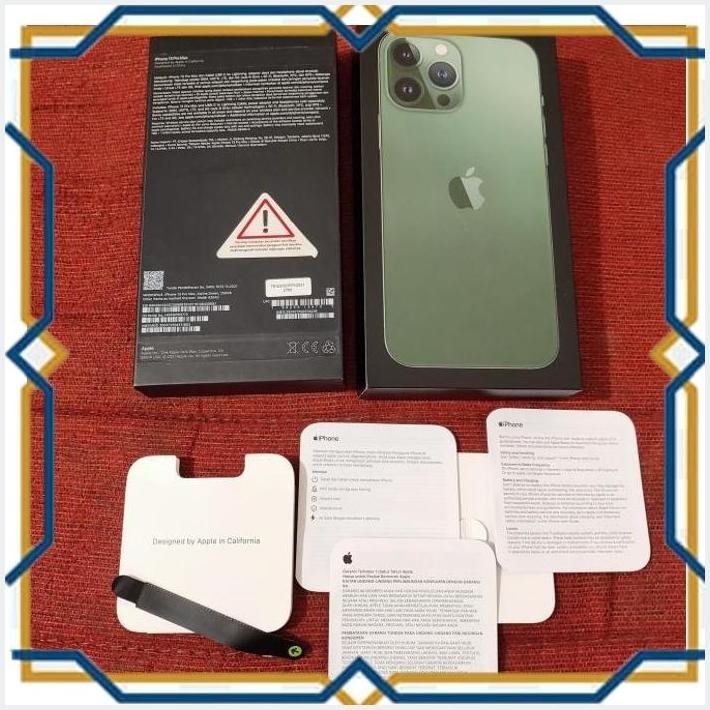 Jual [ABG] DUS BOX IPHONE 13 PRO MAX IBOX ALPINE GREEN ORIGINAL COPOTAN ...