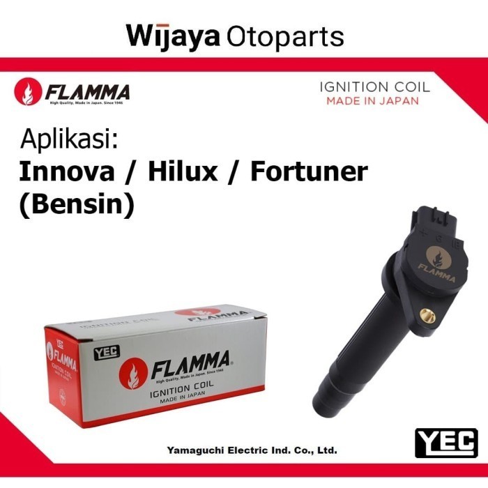 Jual Coil Innova / Hilux / Fortuner Bensin YEC Flamma Japan | Shopee ...