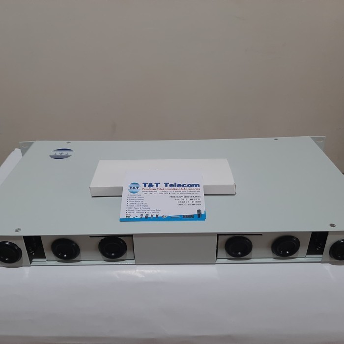Jual Promo FIBERLINK OTB ODF RACK 12 CORE ADAPTER ST OM2 MULTIMODE ...