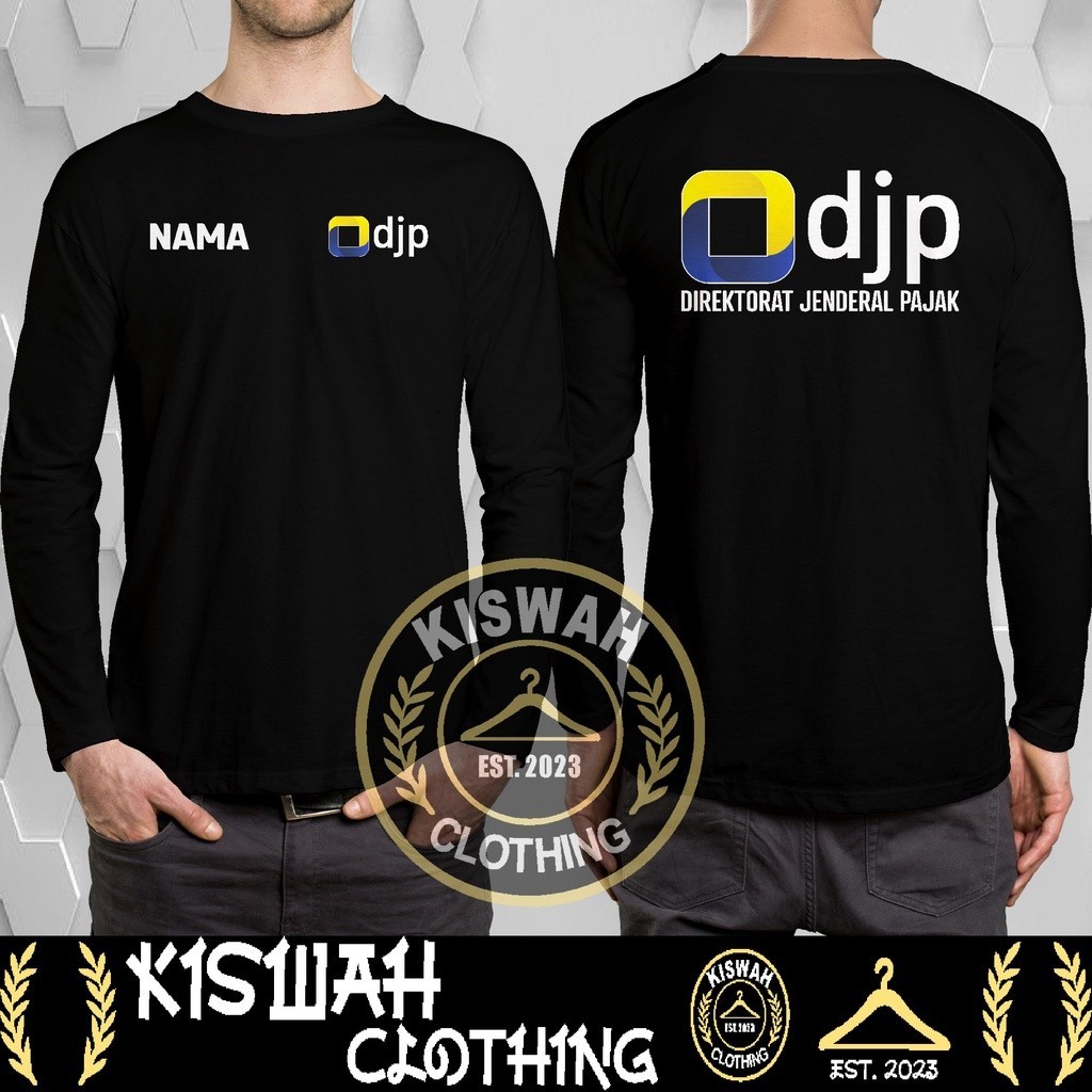 Jual Kaos Tshirt Direktorat Jenderal Pajak DJP Logo Lengan Panjang Baju ...