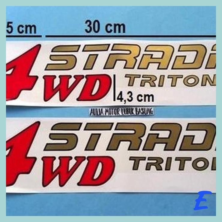 Jual | AML | STICKER STIKER LIST STRIP BODY BAK MOBIL TULISAN 4 WD 4WD ...