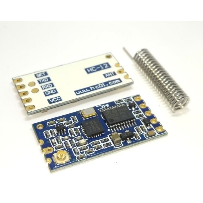 Jual Hc-12 433 Si4463 Wireless Serial Module 1000M With Antenna ...