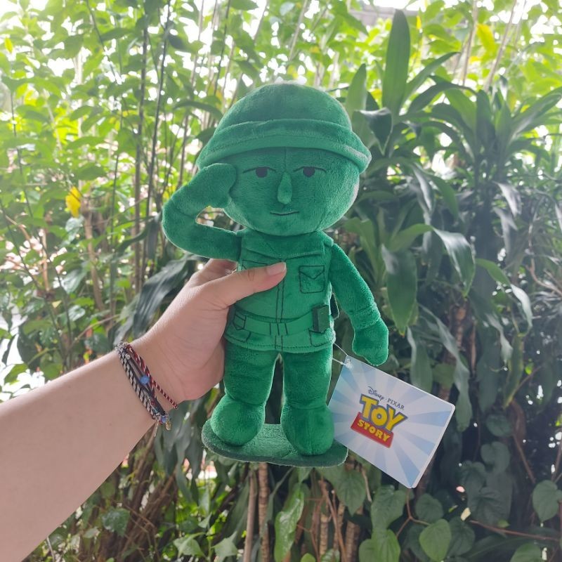Jual Disney Collection Toy Story Stuffed Green Army Men Soldier Plush ...