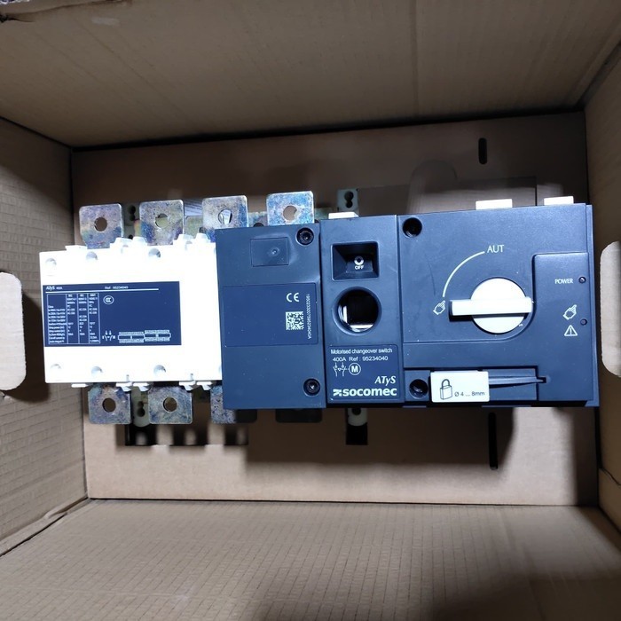 Jual Cos Socomec Atys R Motorised 400A 4P Auto Change Over Switch Otomatis Terlariss !! | Shopee ...