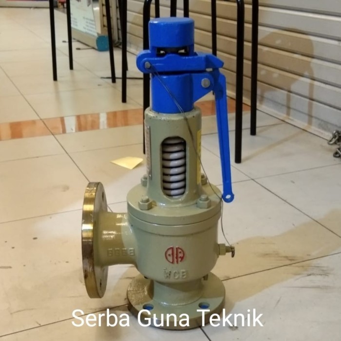 Jual Safety Valve 11/2" X 2" Inch Pn16 Wcb Flange Dn40 X Dn50 Handle ...