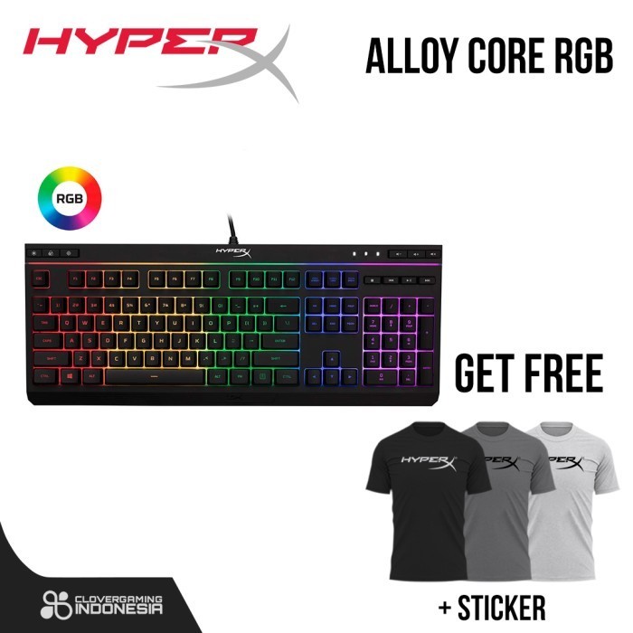 Jual HyperX Alloy Core RGB Gaming Keyboard | Shopee Indonesia