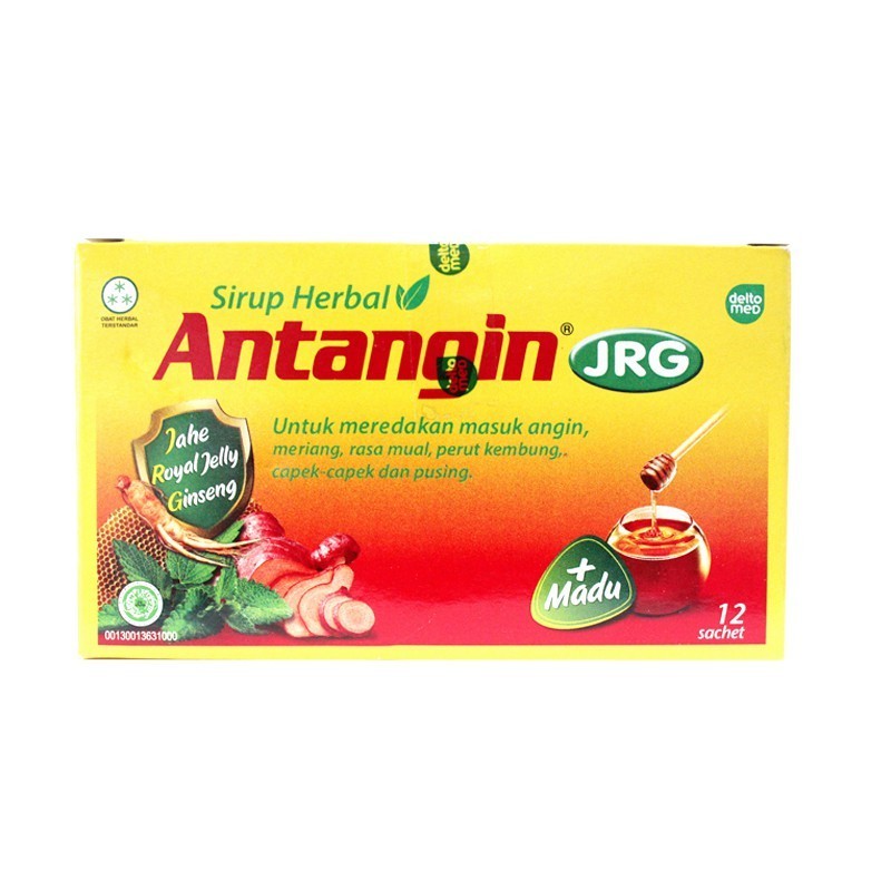 Jual ( 1 Sachet ) Antangin JRG Syrup / Masuk Angin / Daya Tahan Tubuh 1 ...