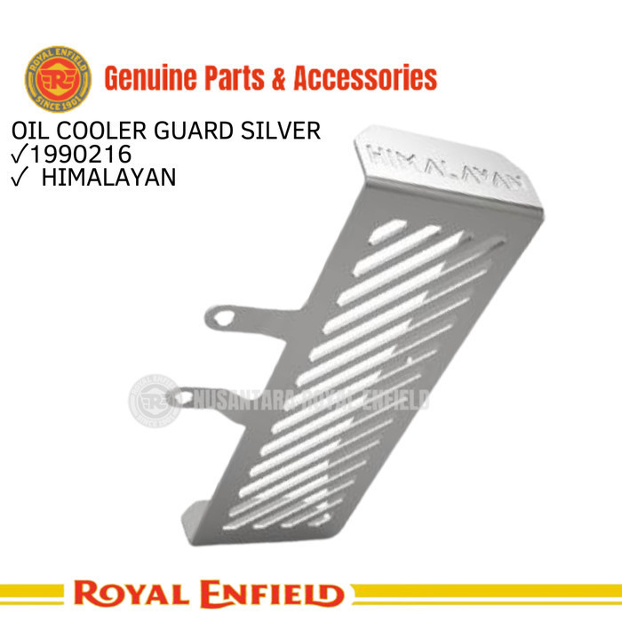 Jual Original Accessories Royal Enfield Oil Cooler Guard Silver ...