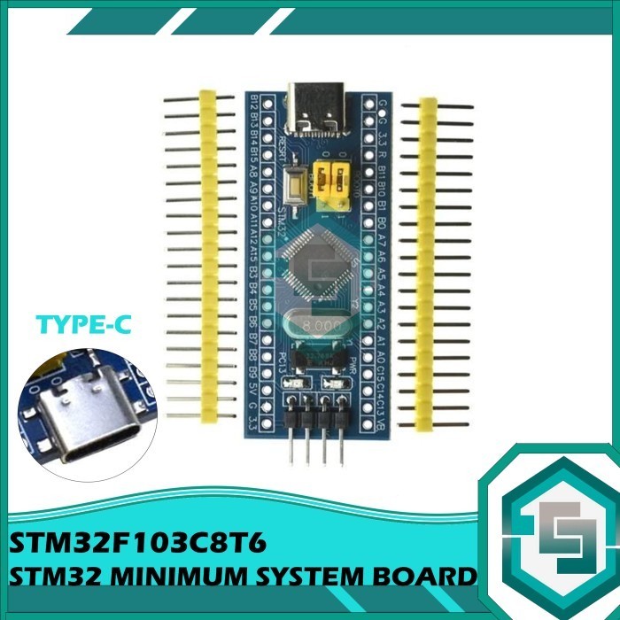 Jual Stm32f103c8t6 Arm Stm32 Board Minimum System Module Type C Shopee Indonesia