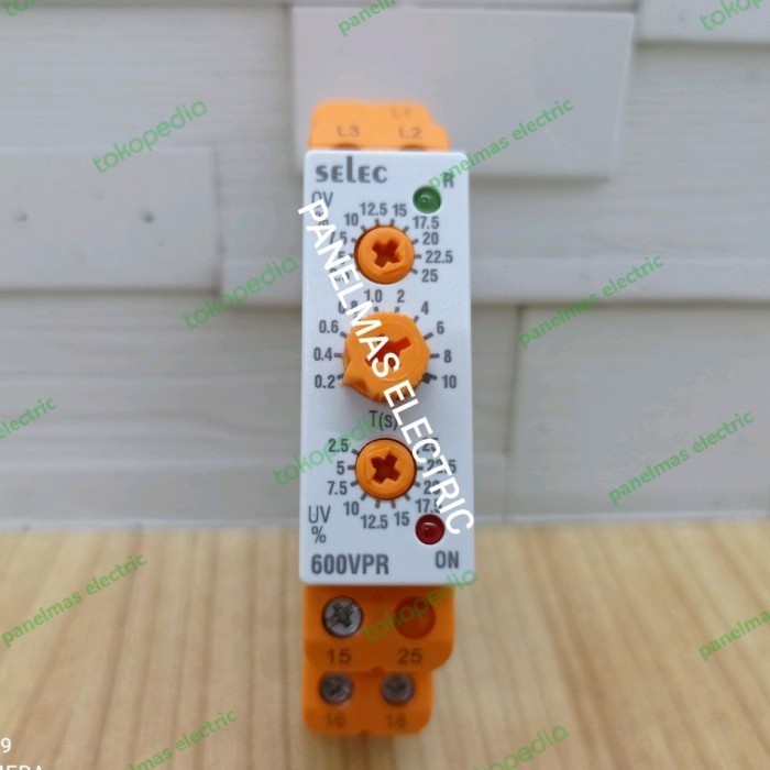 Jual SELEC VOLTAGE PROTECTION RELAY 600VPR VPR PROTEKSI TEGANGAN PFR ...