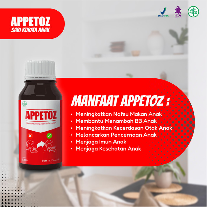 Jual PROMO!!! APPETOZ SARI KURMA - ATASI BB ANAK SUSAH NAIK ANAK JADI ...