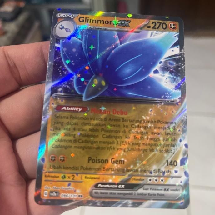 Jual Glimmora ex sv3s tcg pokemon indonesia | Shopee Indonesia