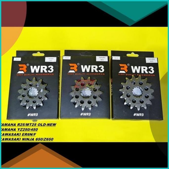 Jual Gear Gir Depan WR3 520 x 13T 14T 15T R25 MT25 Old New 16novz3 last sto | Shopee Indonesia