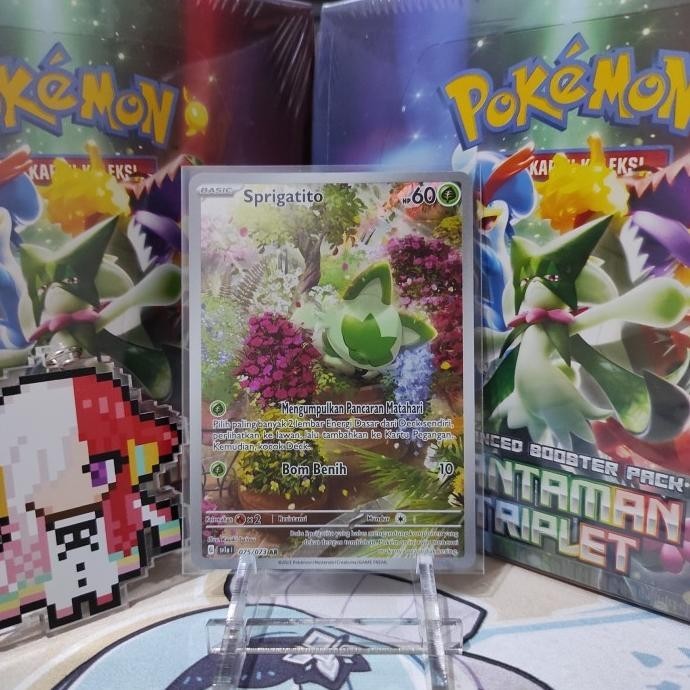 Jual Sprigatito AR sv1a 075/073 - Pokemon TCG ID | Shopee Indonesia