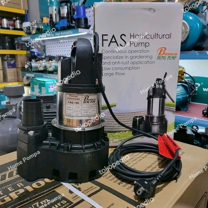 Jual Pompa Celup Bossco Fas 150 Manual Submersible Pump Bossco ...