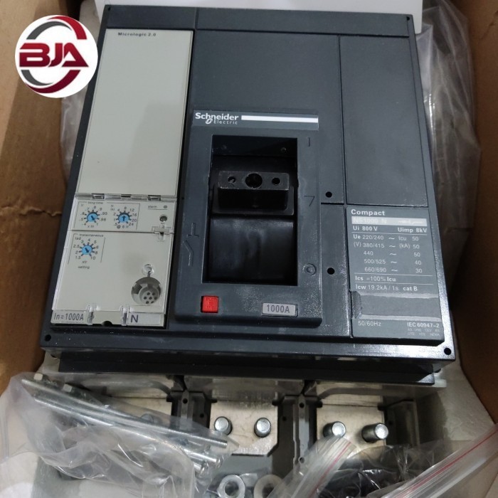 Jual PROMO MCCB NS1000N 1000A 3 POLE / 3P / 3 PHASE NS 1000 N SCHNEIDER ...