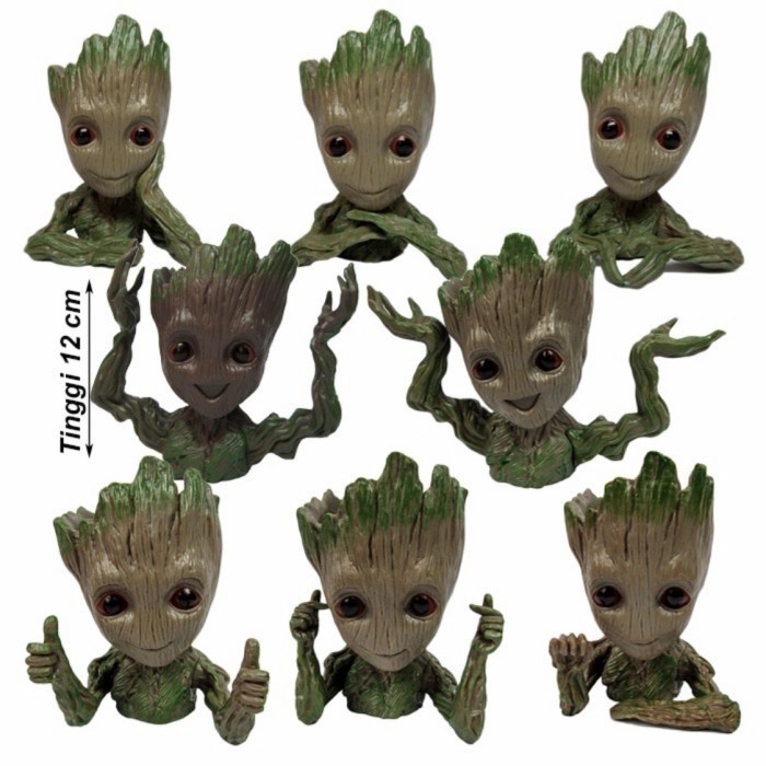 Jual POT LUCU IM GROOT POT UNIK TANAMAN PAJANGAN | Shopee Indonesia