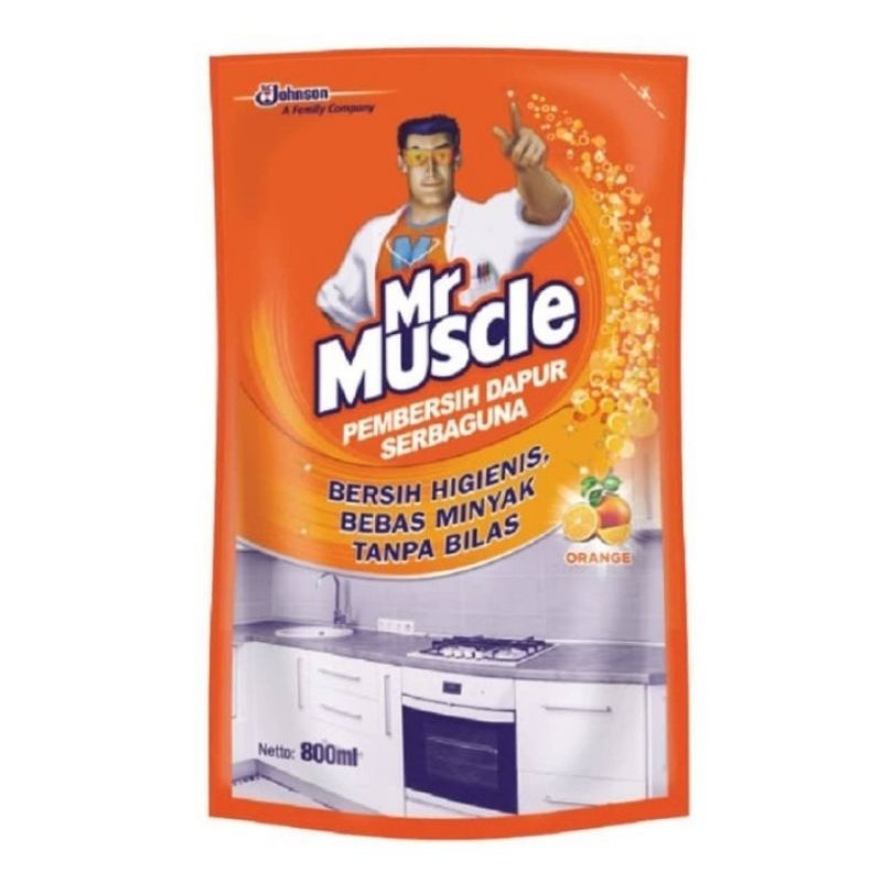 Jual Mr.Muscle Kitchen Pouch 800ml - Organic | Shopee Indonesia