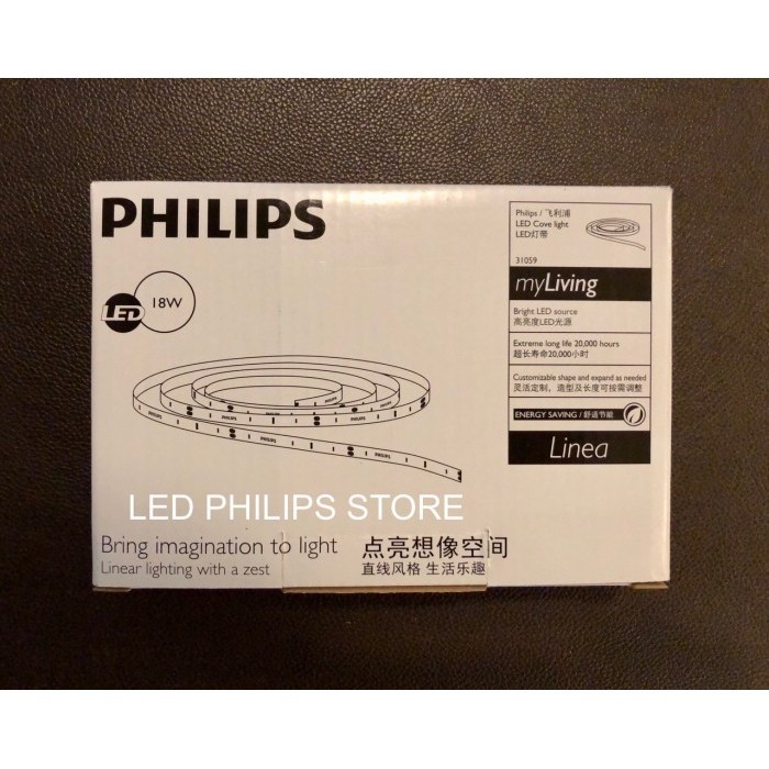 Jual Philips Led Strip Linea 5 Meter 5Meter Kuning 31059 (Termasuk ...
