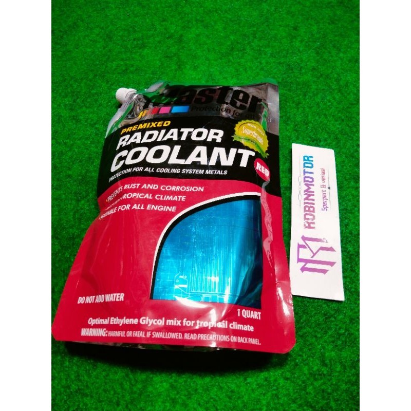 Jual AIR RADIATOR MASTER 1 L COOLANT MERAH HIJAU PENDINGIN RADIATOR ...