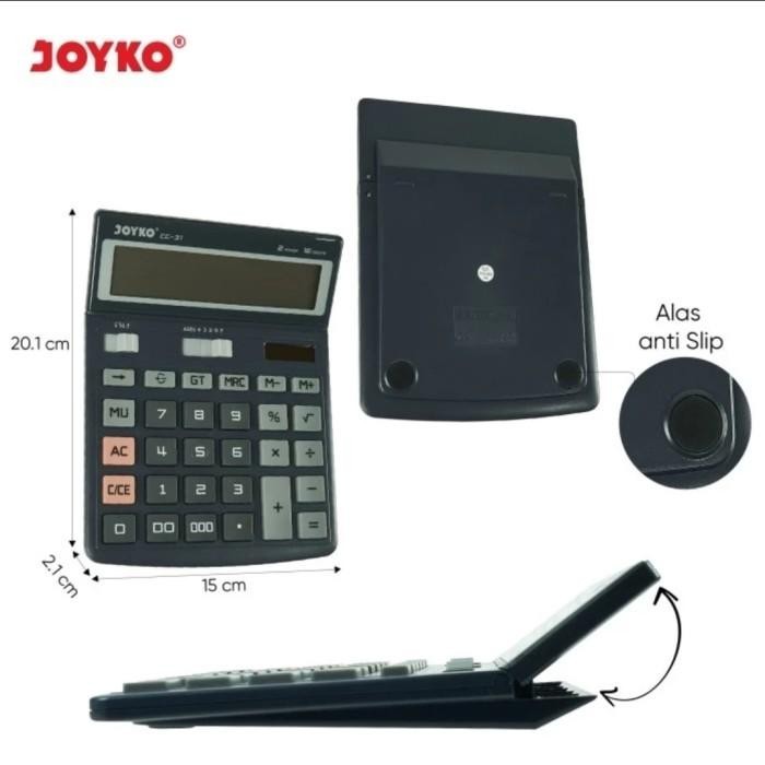 Jual Kalkulator Meja Joyko Cc 31 16 Digit - Calculator Big Display Lcd ...