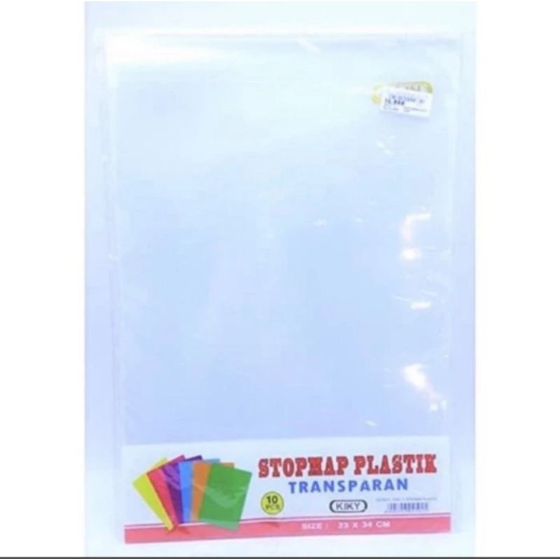 Jual Clear Sleeves / Map Bening L / Stopmap Plastik Folio Kiky (Per ...