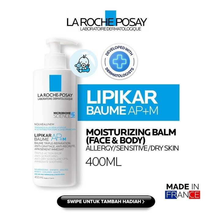 Jual LA ROCHE POSAY LIPIKAR BAUME AP+M BALM 400ML - FACE/ BODY ...