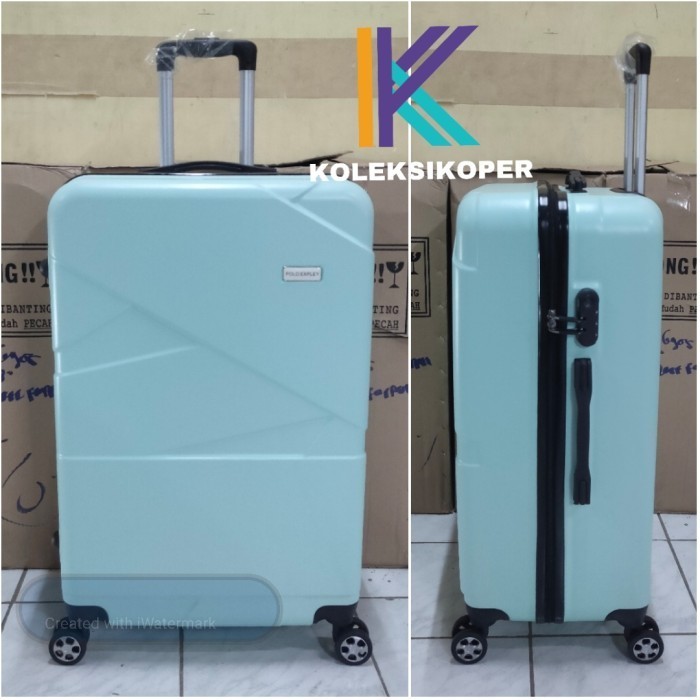 Jual Koper Polo 28 Inch Fiber Abs Kuat Ukuran Paling Besar Roda Putar ...