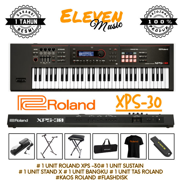 Jual NEW!!! Roland XPS-30 Expandable Synthesizer Keyboard Roland XPS30 ...
