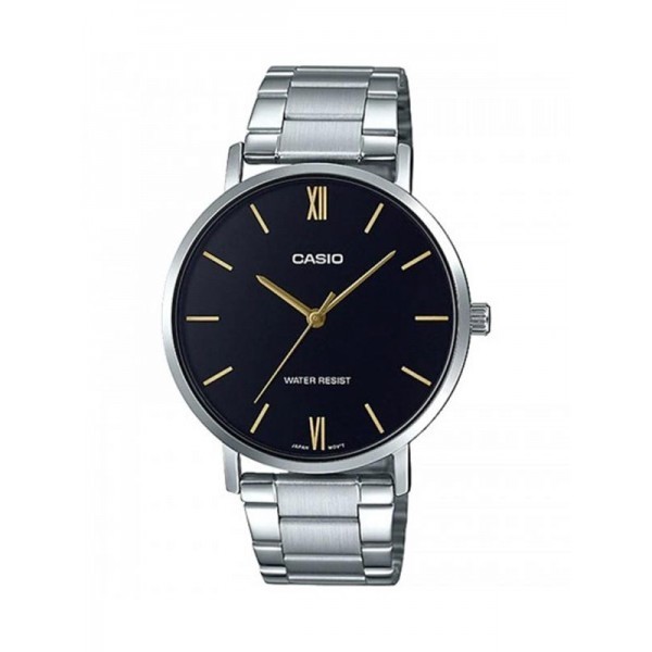 Jual Jam Pria Casio Original Formal Silver Stainless Steel MTP-VT01D ...