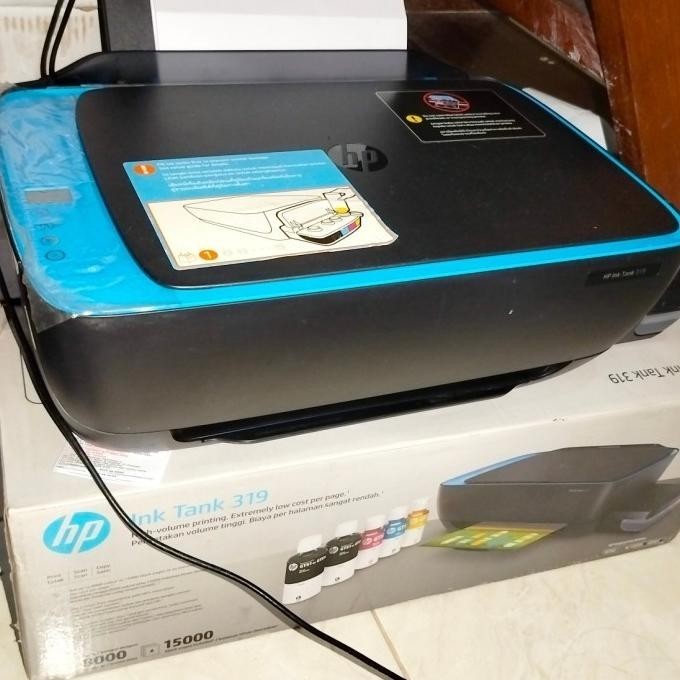 Jual Hp Ink Tank 319 All In One Printer (Print, Scan, Copy) Like New ...