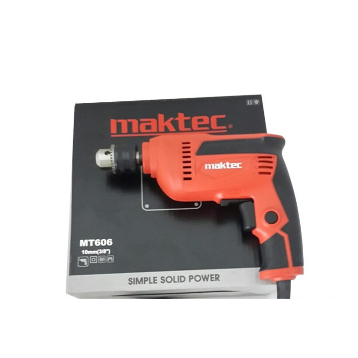 Jual Mesin Bor Tangan 10mm / Mesin Bor Besi 10 mm MAKTEC MT 606 MT606 | Shopee Indonesia