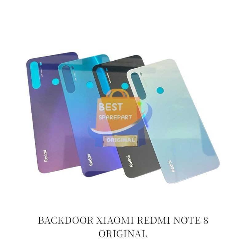 Jual BACKDOOR BACKGLASS TUTUP BELAKANG XIAOMI REDMI NOTE 8 ORIGINAL ...
