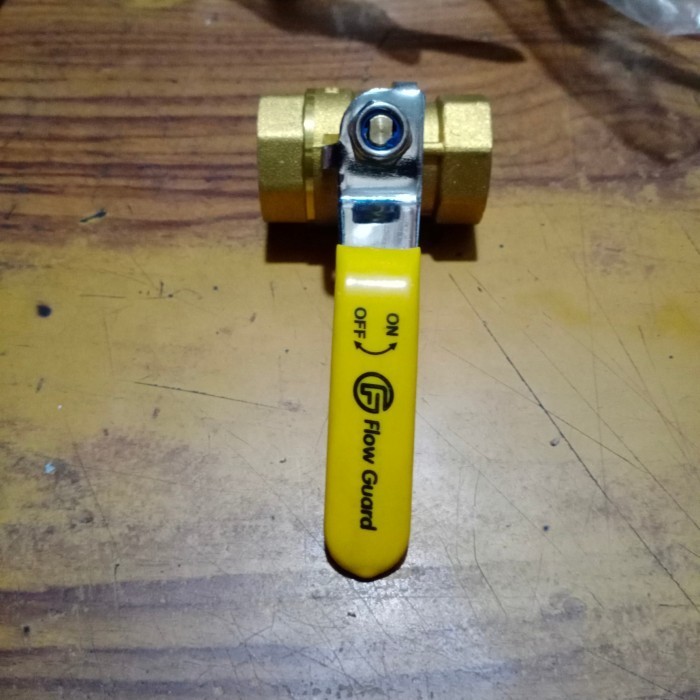 Jual Ball Valve Gas Merek Flow Guard Dn20 ( 3/4 " ) | Shopee Indonesia