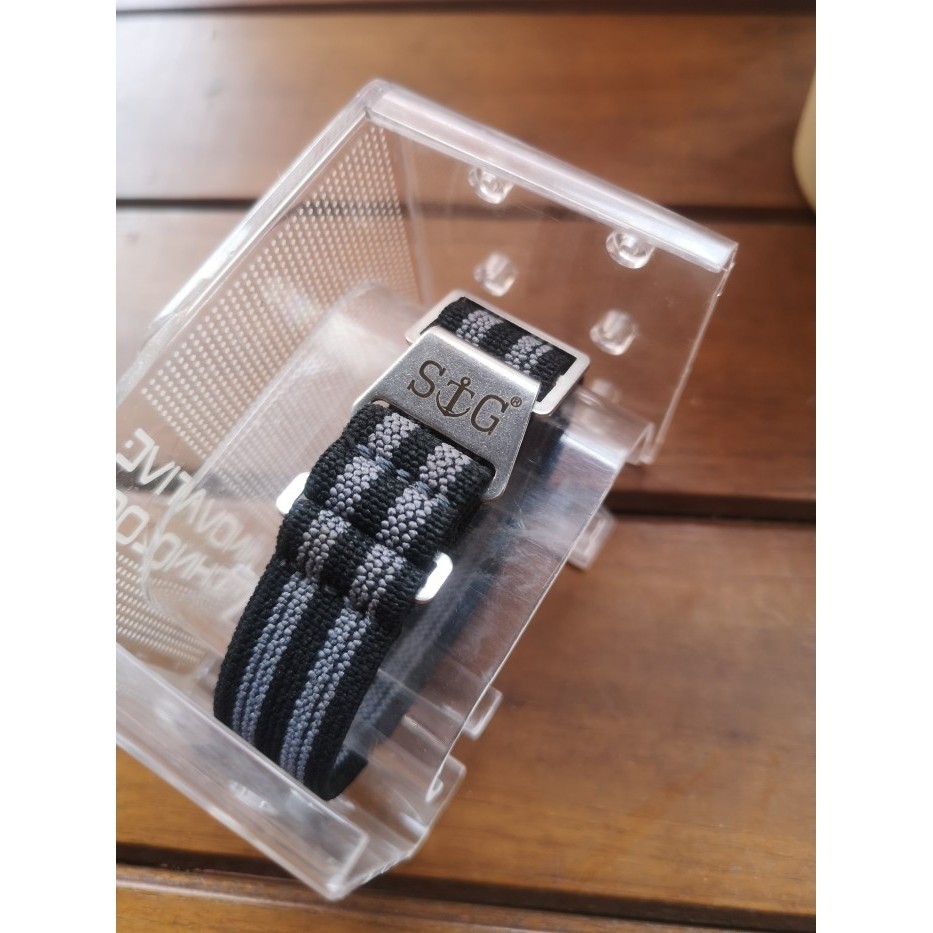 Jual StrapGuy MN 20mm Black & Grey 03 (Steel) | Shopee Indonesia