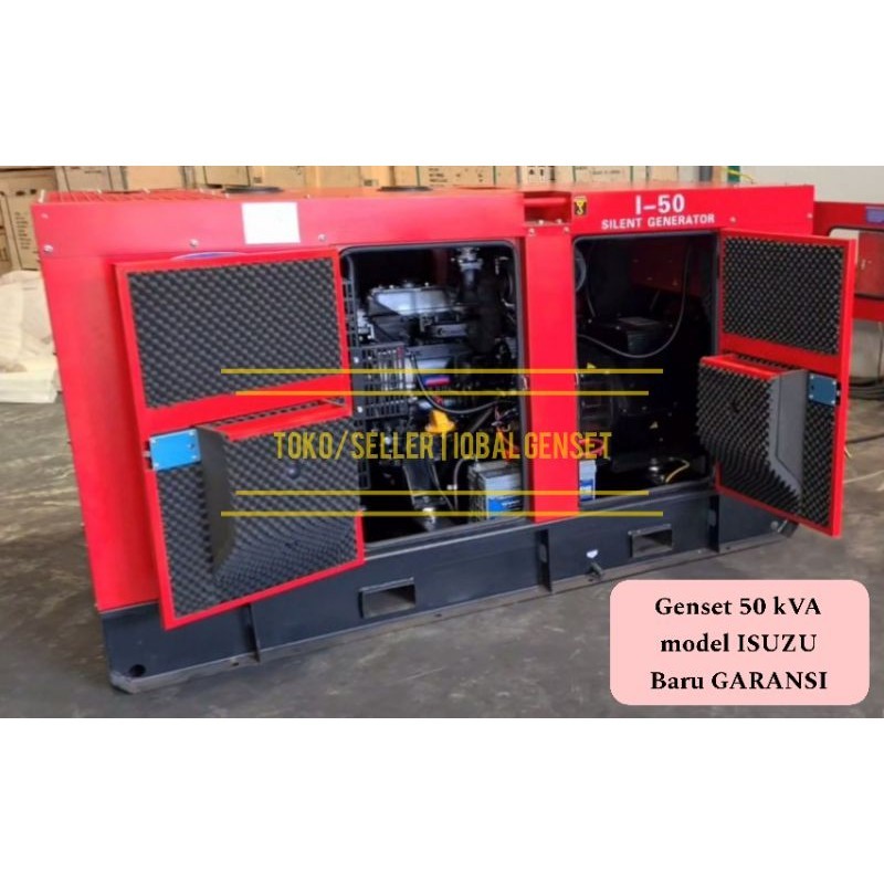 Jual Genset 50 kVA Isuzu Model Silent Baru Garansi | Shopee Indonesia