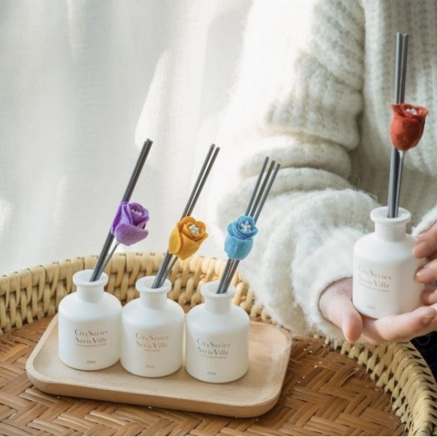Jual Pengharum Ruangan Aromaterapi Miniso Reed Diffuser Flower &City ...
