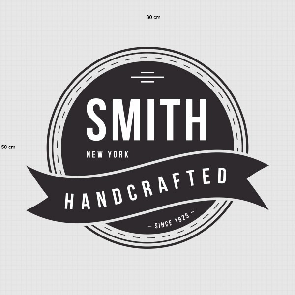 Jual Stiker Logo Custom Smith Kafe Kantor Sticker Dinding Kaca Pintu ...