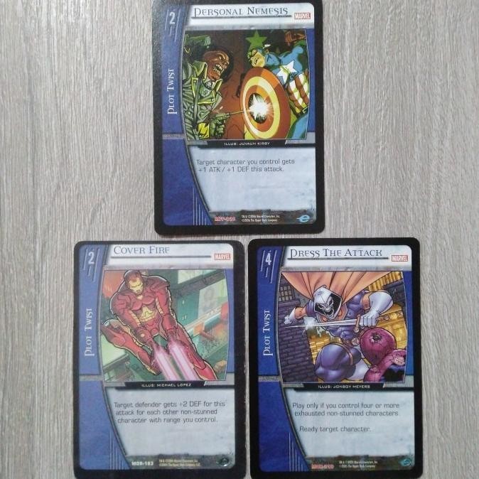 Jual marvel VS system TCG lot 3 cards (capt america, iron man ...