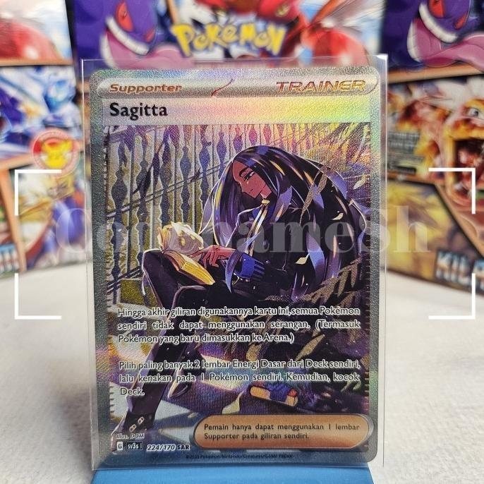 Jual Sagitta SAR 224/170 sv3s - Pokemon Kilau Hitam TCG Indonesia | Shopee Indonesia